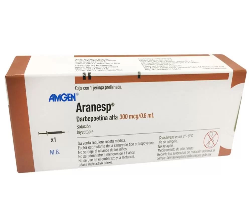 Aranesp 300mcg (Darbepoetina) - redfarma